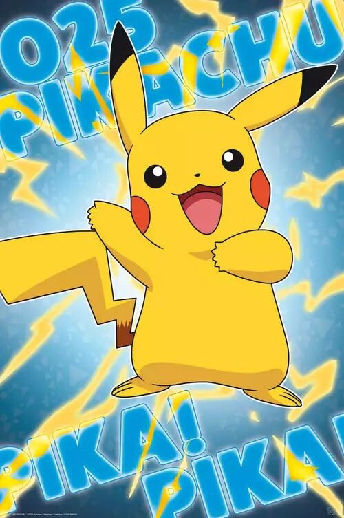 Poster, Quadro Pokemon - Pikachu | Posters de parede | 3+1 GRATIS ...