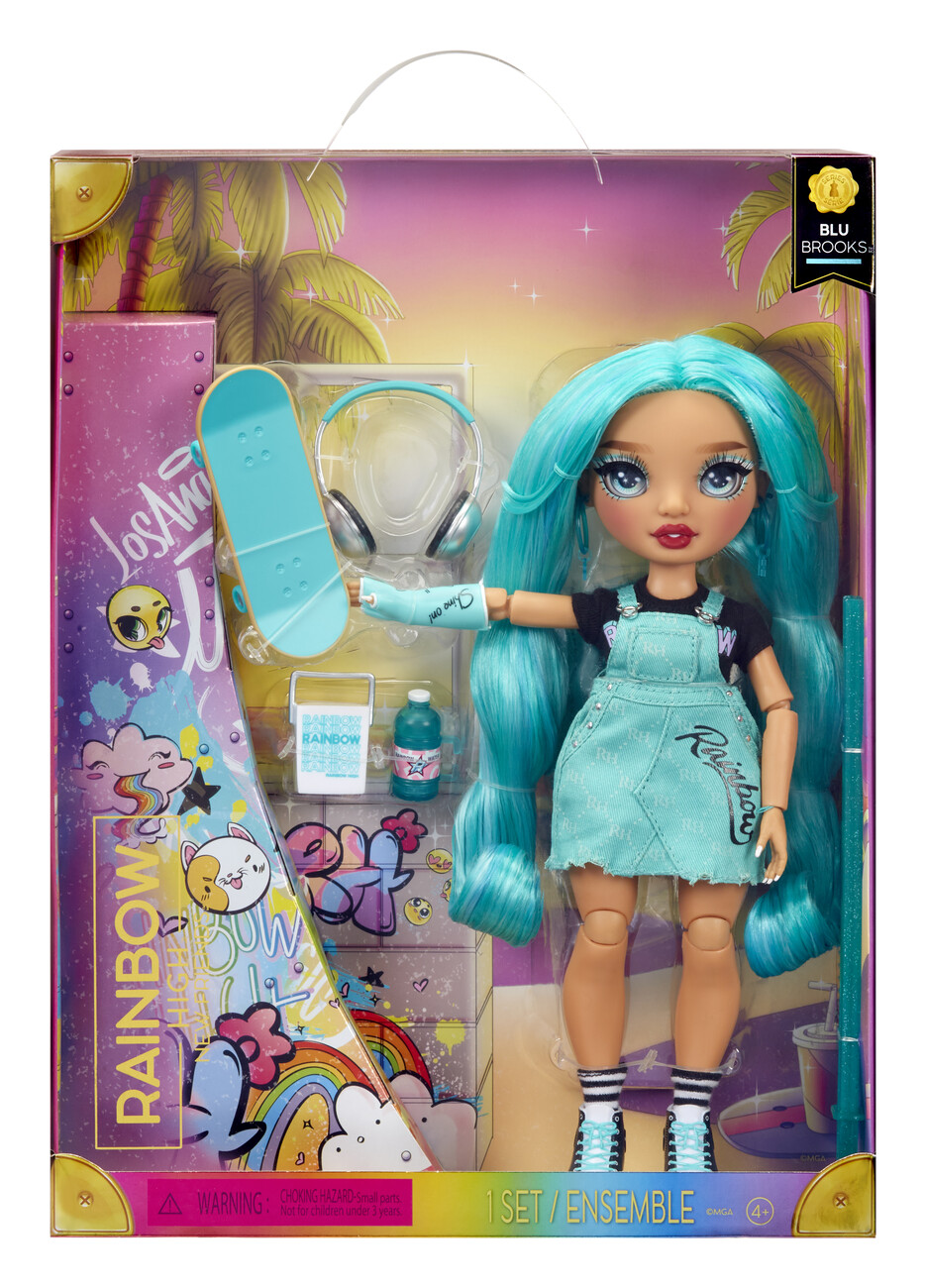 Doll Rainbow High Fashion kamarádka - Blu Brooks (zelená) | Tips for ...