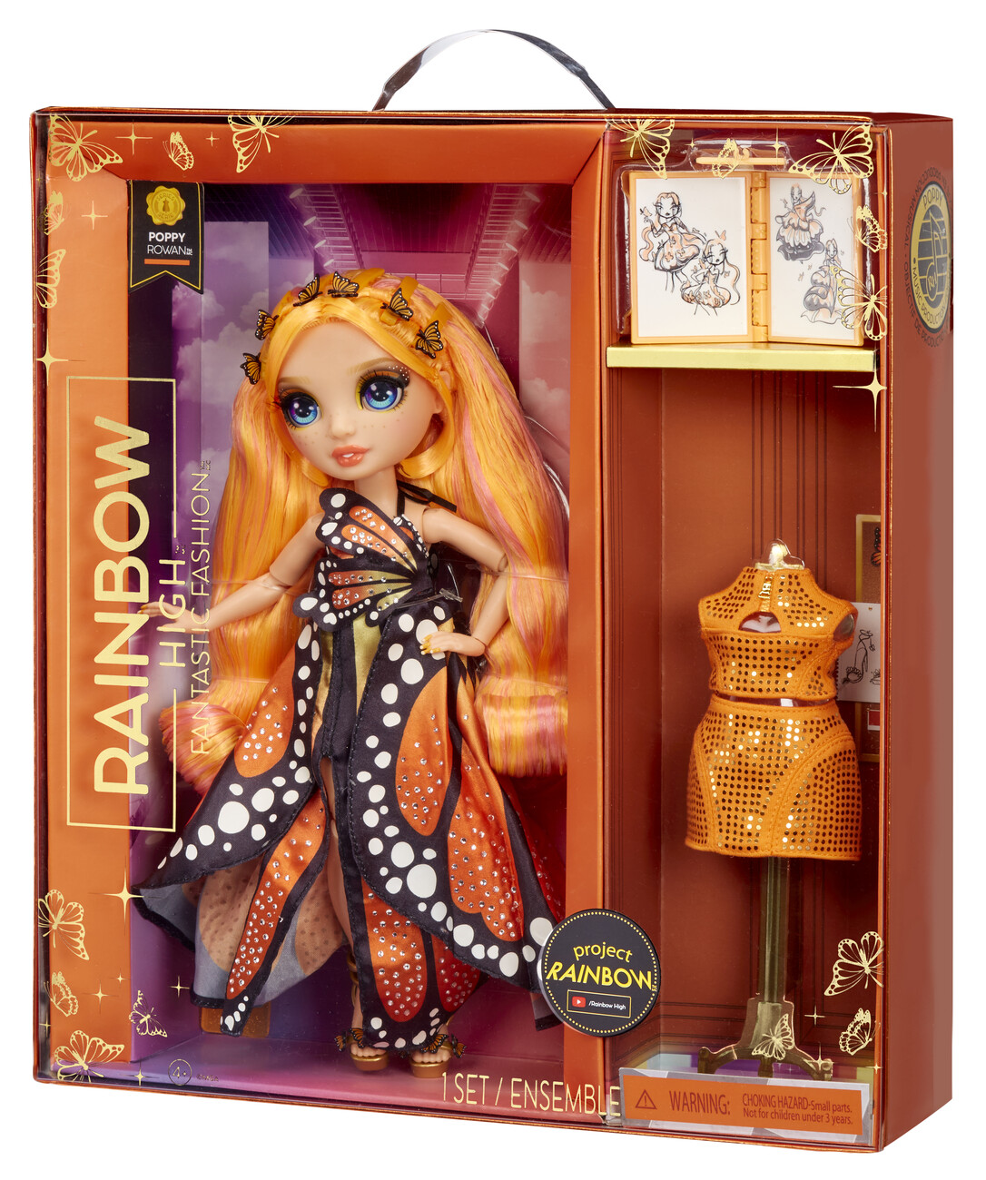 Boneca Rainbow High Fantastic fashion panenka - Poppy Rowan | Ideias ...