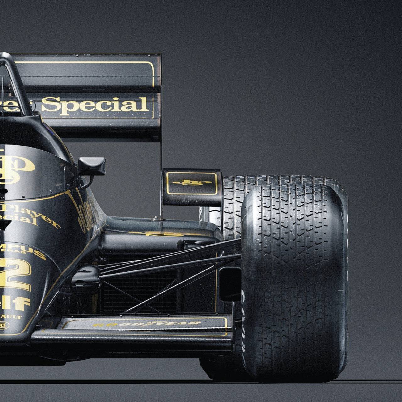 Art Print Lotus 97T - Ayrton Senna - The First Win - Estoril, 1985 ...