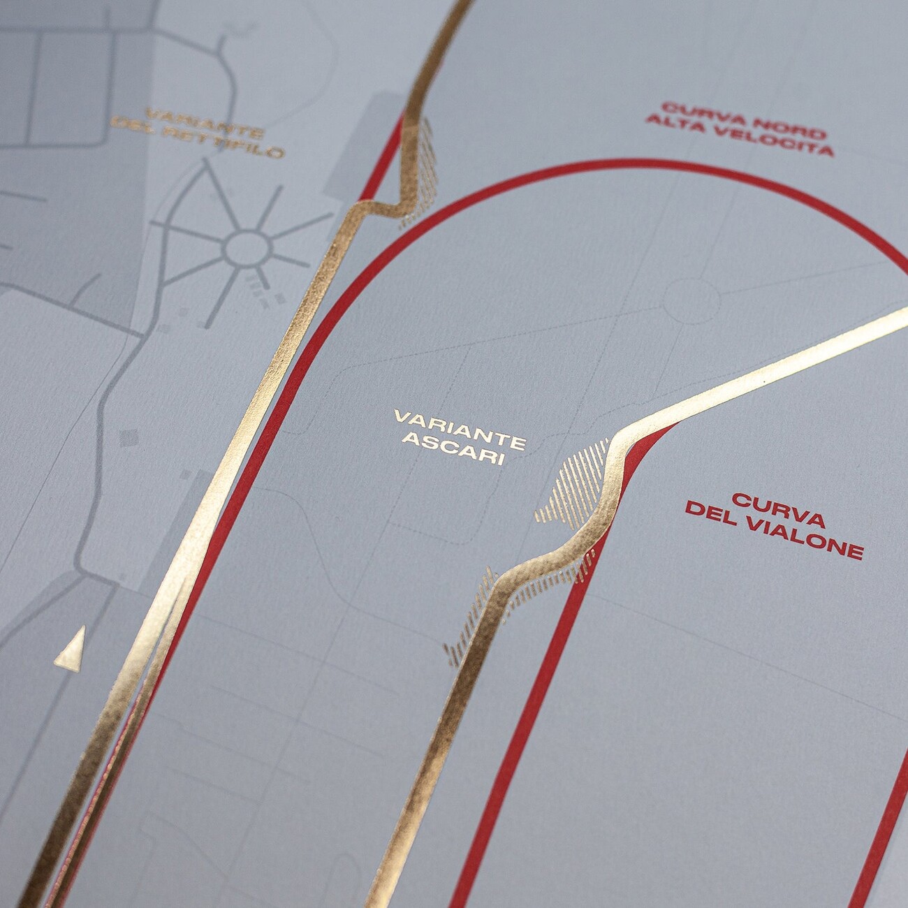 Art Print Monza Circuit - Track Evolution - The Temple of Speed ...
