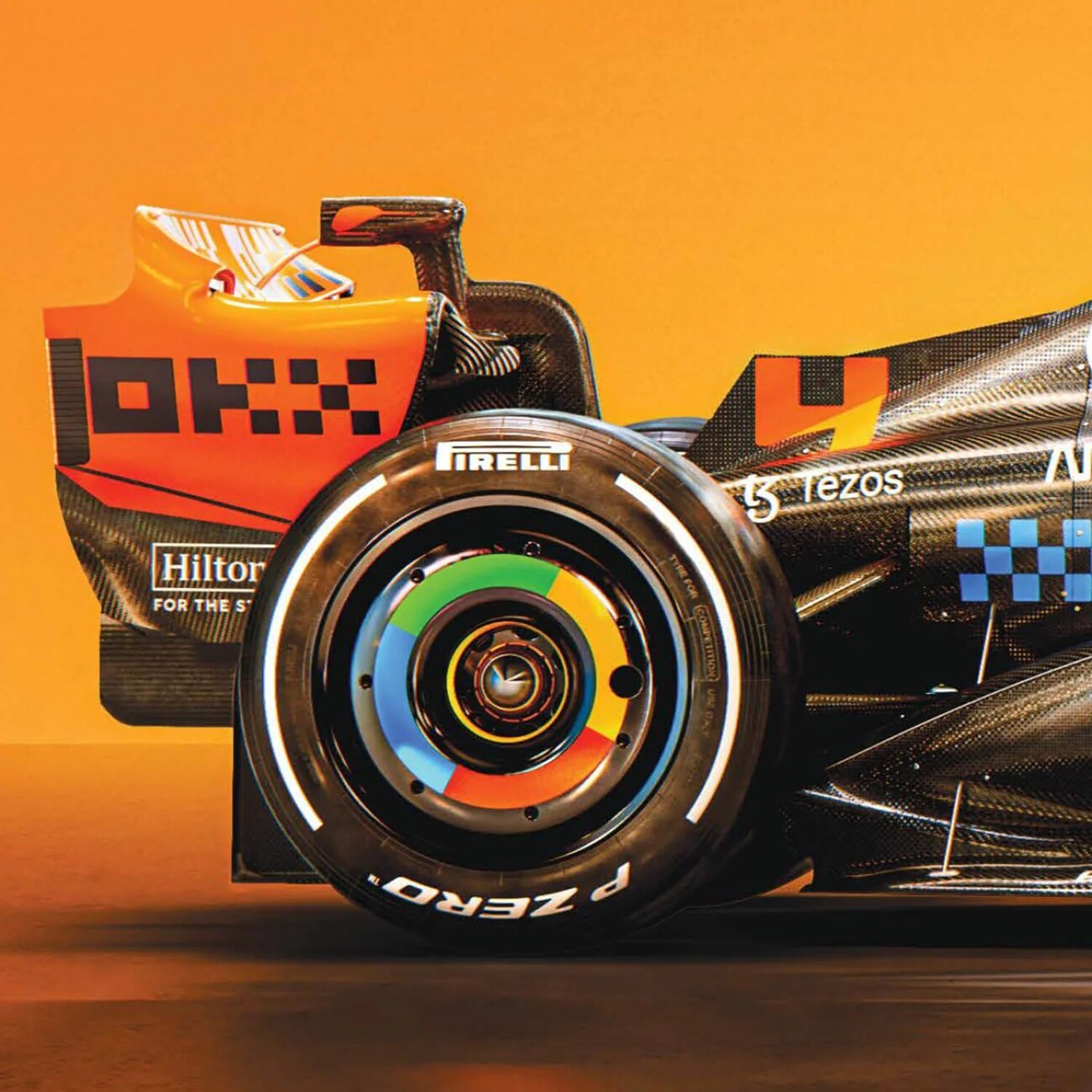 Art Print McLaren Formula 1 Team - 2023 Stealth Mode 60th Anniversary ...