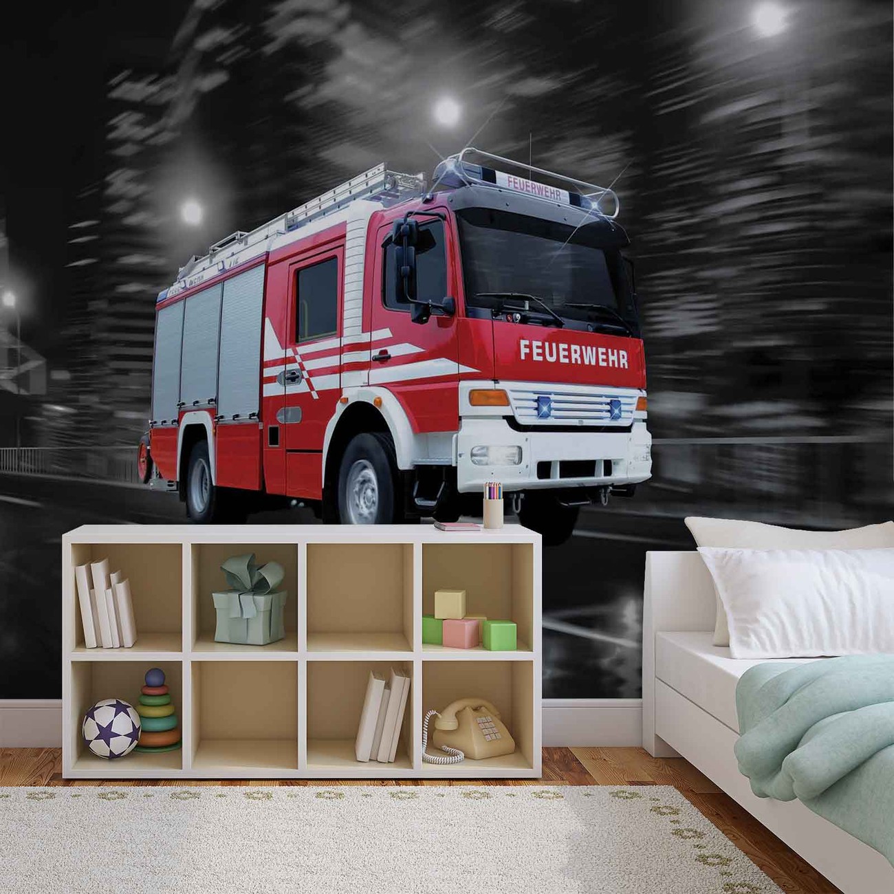 Fire Engine Wall Paper Mural | Buy at EuroPosters