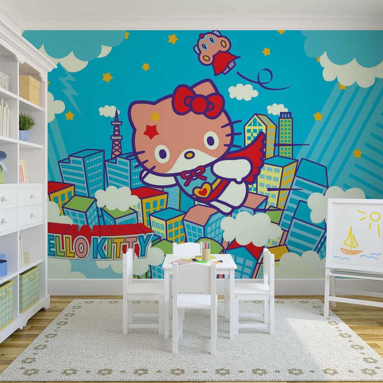Hello Kitty Wall Paper Mural | Buy at EuroPosters