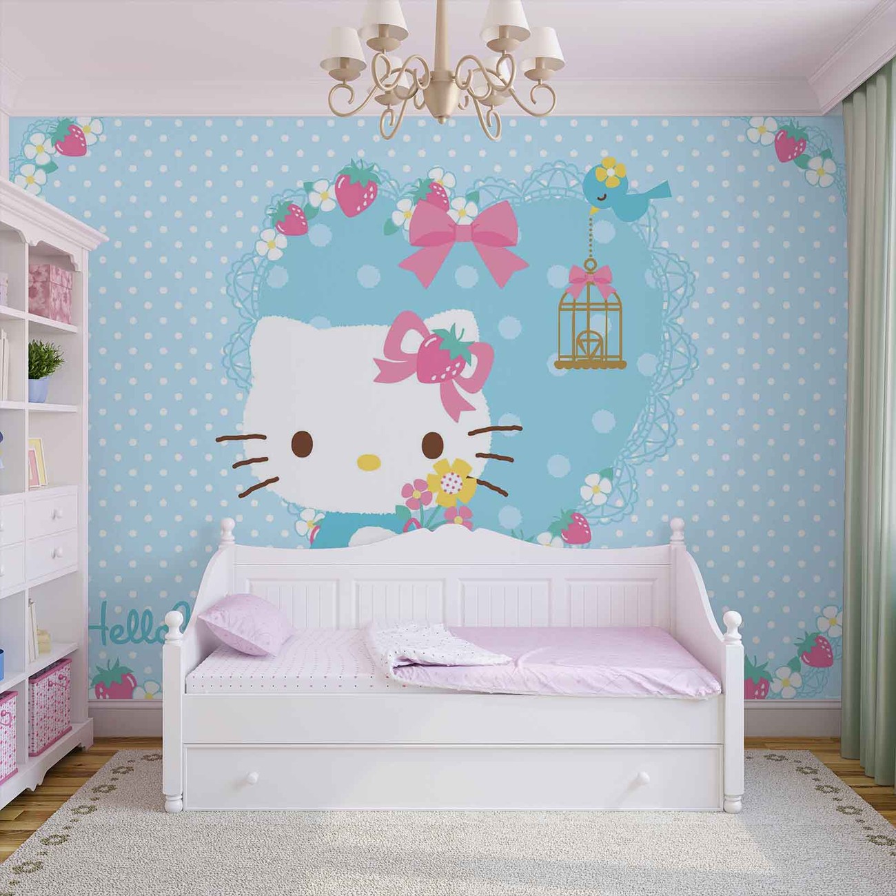 Hello Kitty Wall Paper Mural | Buy at EuroPosters
