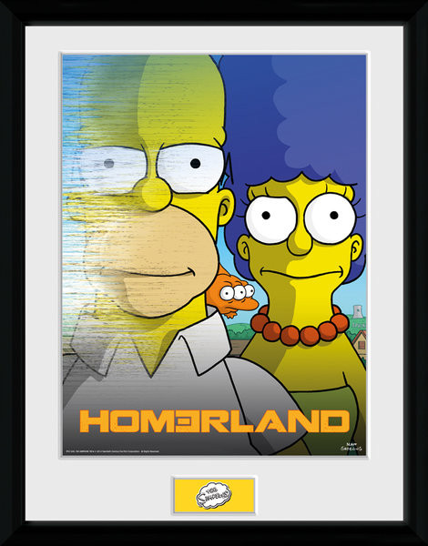 The Simpsons - Homerland Framed poster | Buy at Europosters
