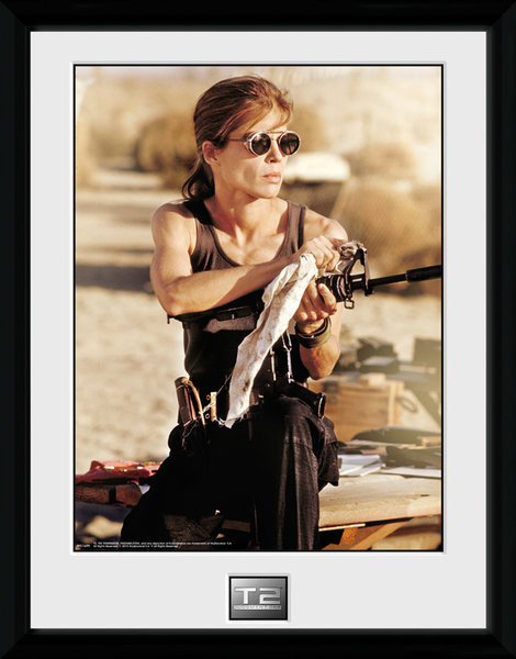 Terminator 2 - Sarah Connor Framed poster | Buy at Europosters