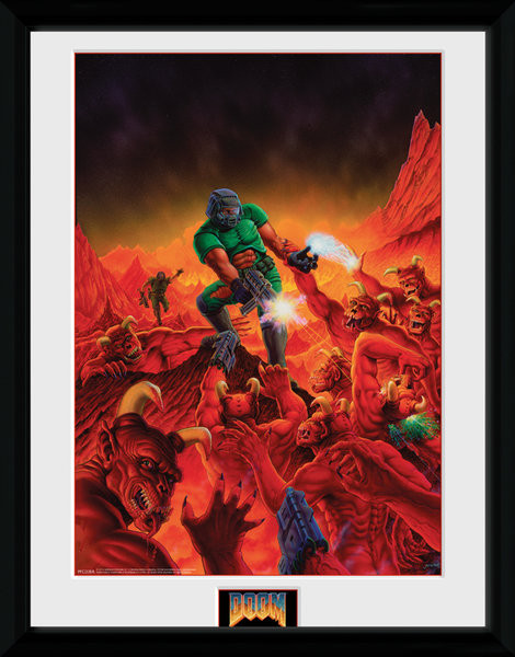 Doom - Classic Key Art Framed poster | Buy at Europosters