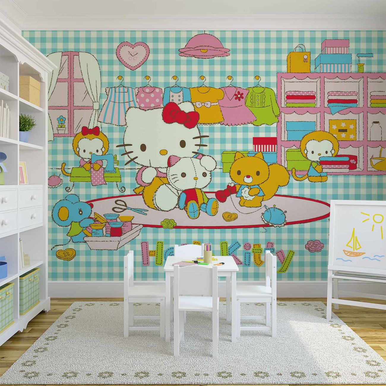 Hello Kitty Wall Paper Mural | Buy at EuroPosters