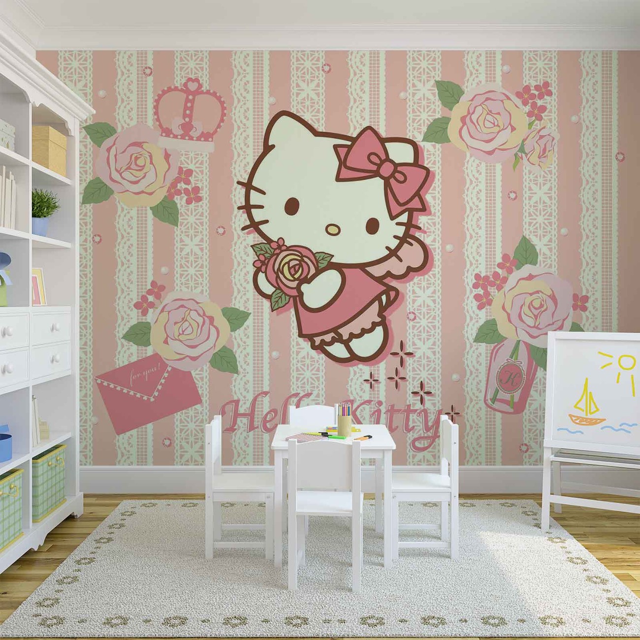 Hello Kitty Wall Paper Mural | Buy at EuroPosters
