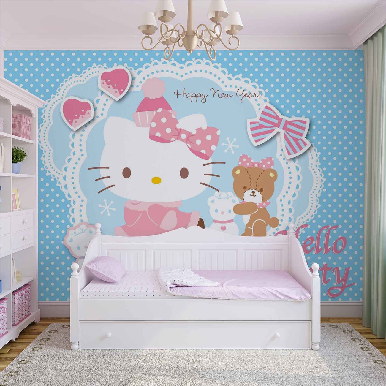 Hello Kitty Wall Paper Mural | Buy at EuroPosters