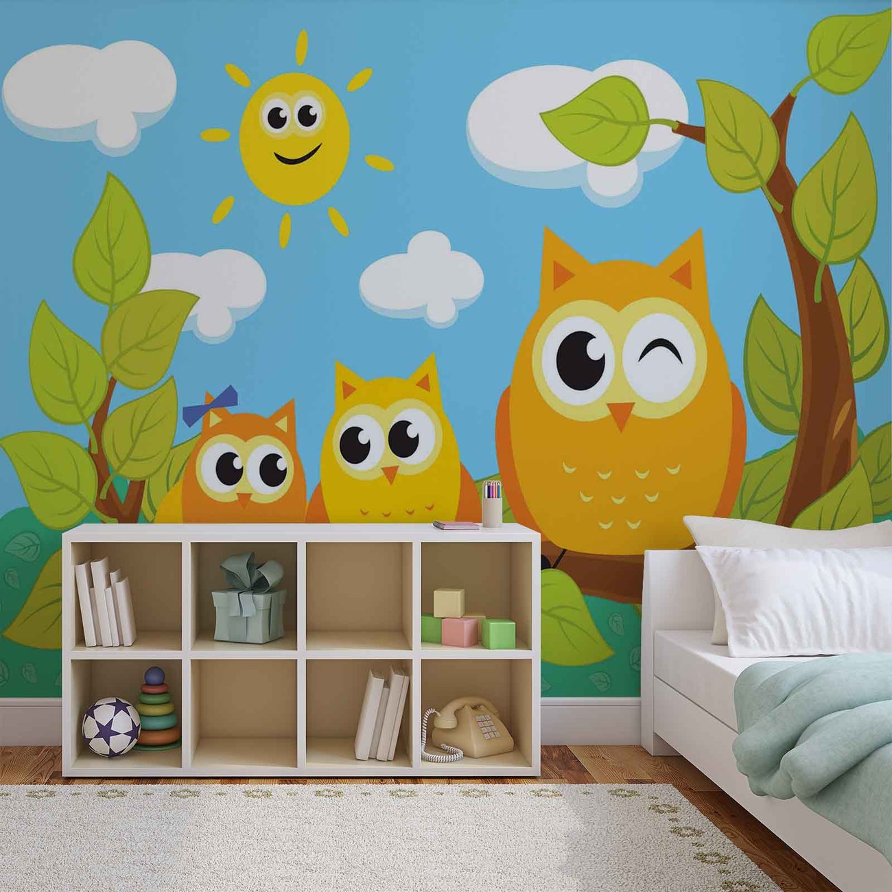 Owls Tree Wall Paper Mural | Buy at EuroPosters