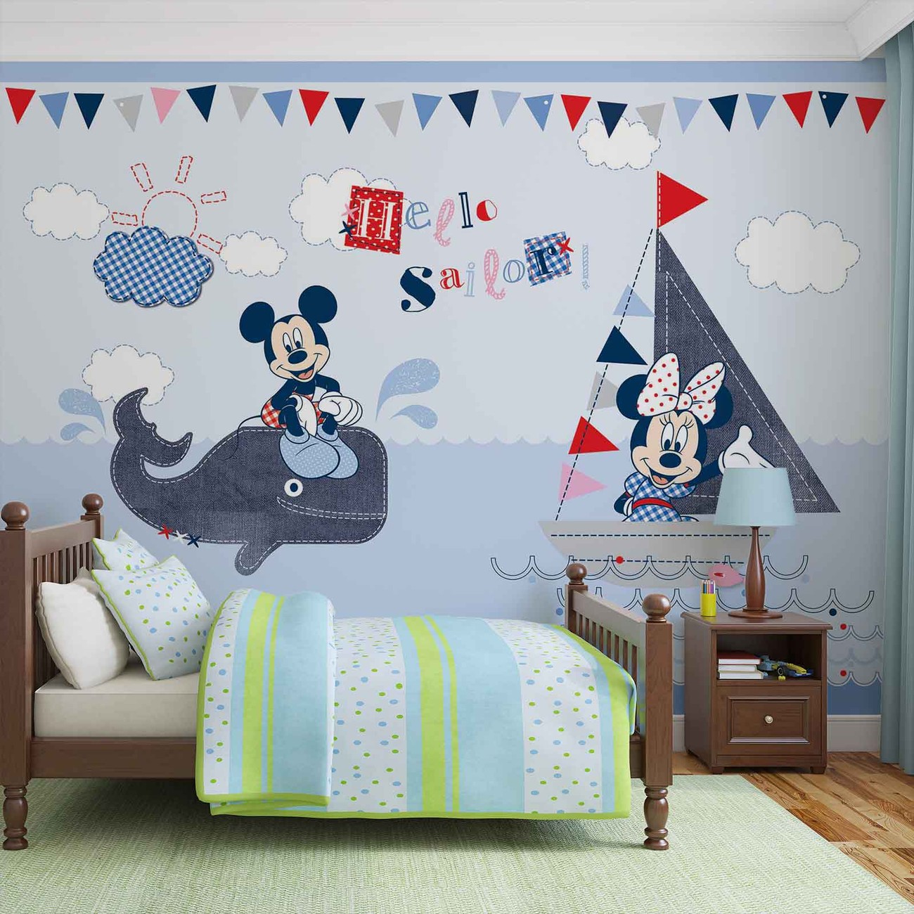 Disney Mickey Mouse Wall Paper Mural | Buy at EuroPosters