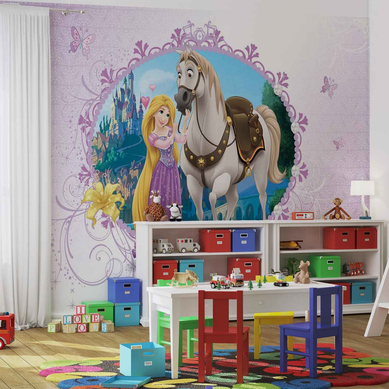 Disney Princesses Rapunzel Wall Paper Mural | Buy at EuroPosters