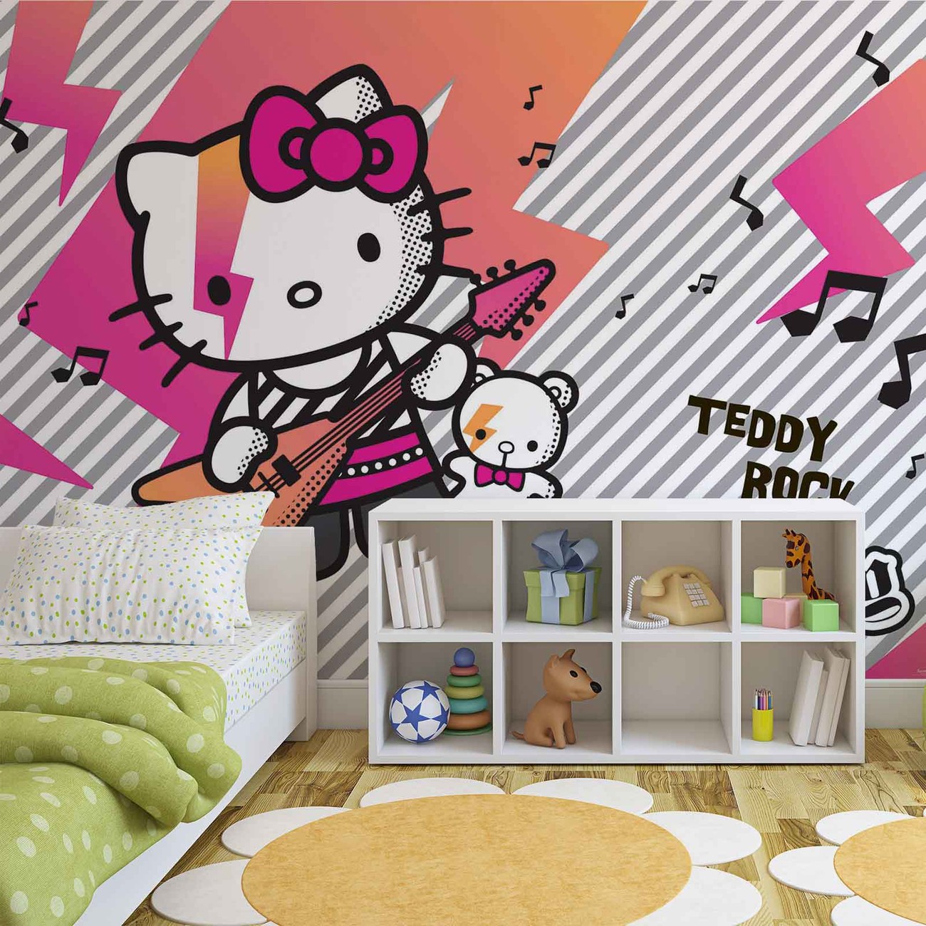Hello Kitty Wall Paper Mural | Buy at EuroPosters