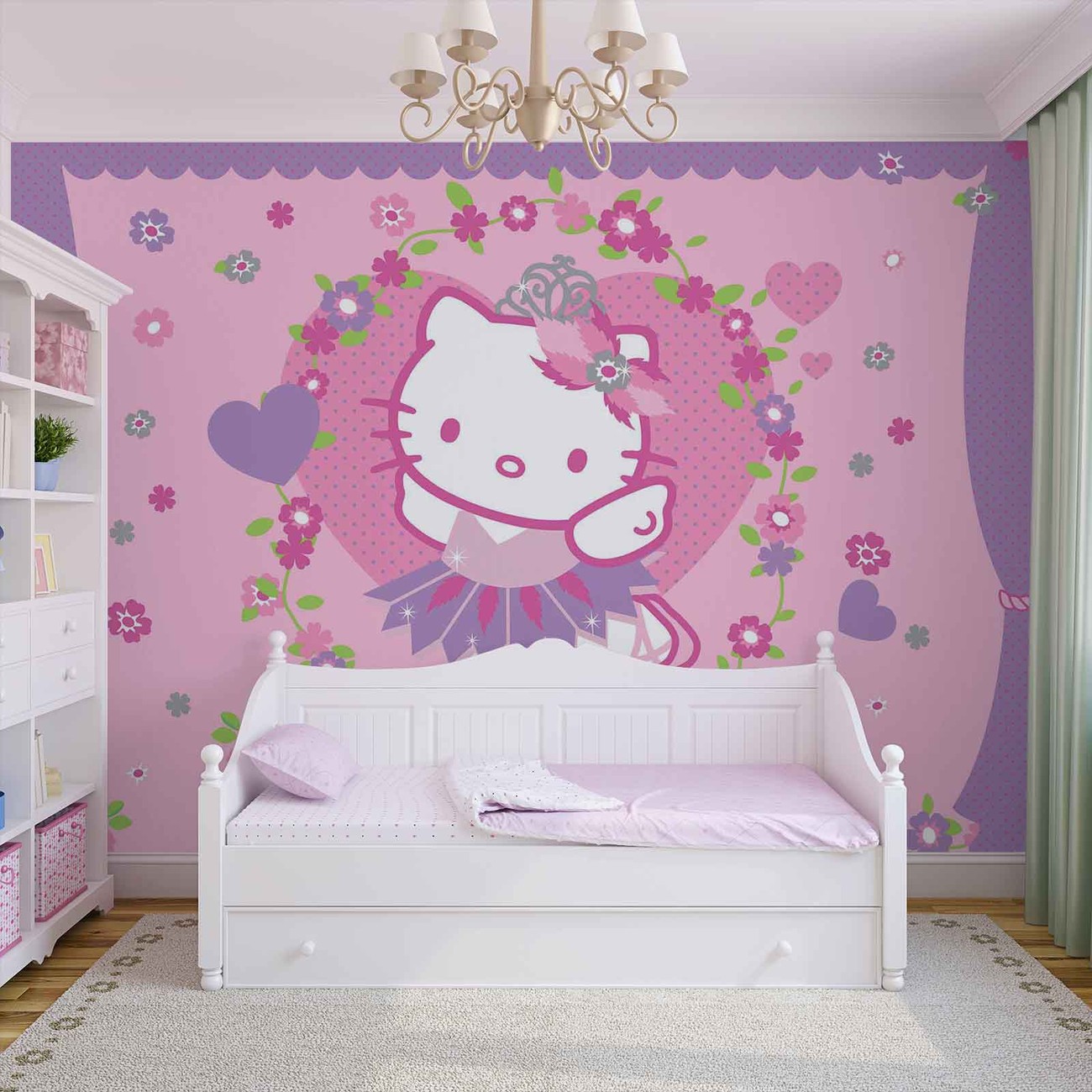 Hello Kitty Wall Paper Mural | Buy at EuroPosters