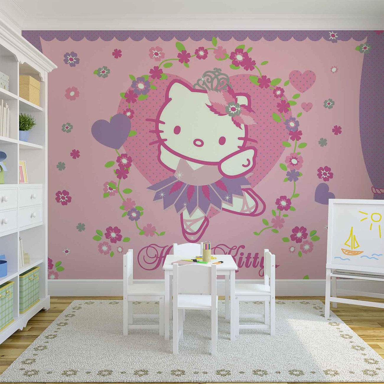 Hello Kitty Wall Paper Mural | Buy at EuroPosters
