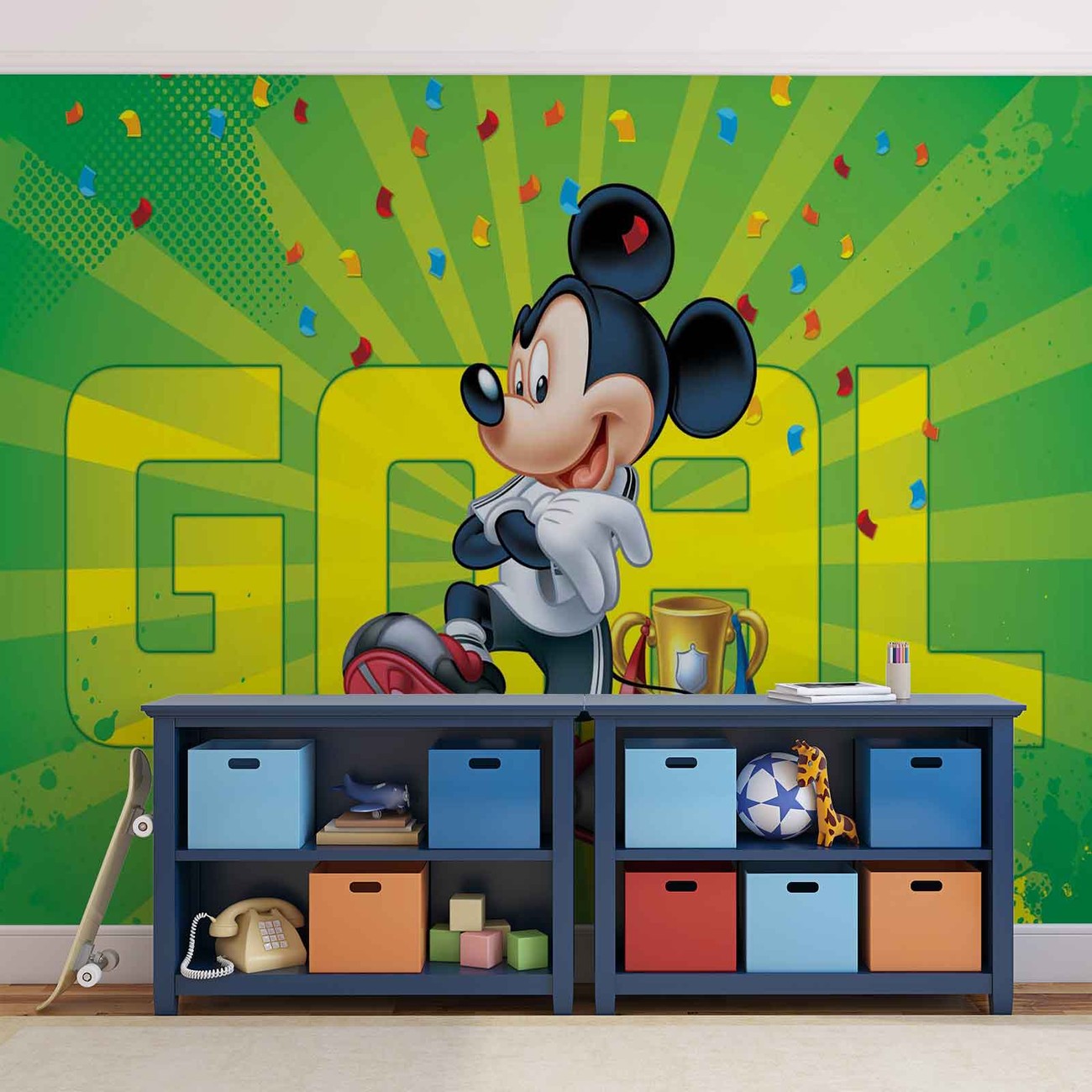 Disney Mickey Mouse Wall Paper Mural | Buy at EuroPosters