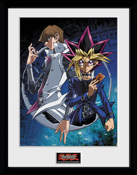 Yu Gi Oh - Dark Side of Dimension Yugi and Kaiba Framed poster | Buy at ...