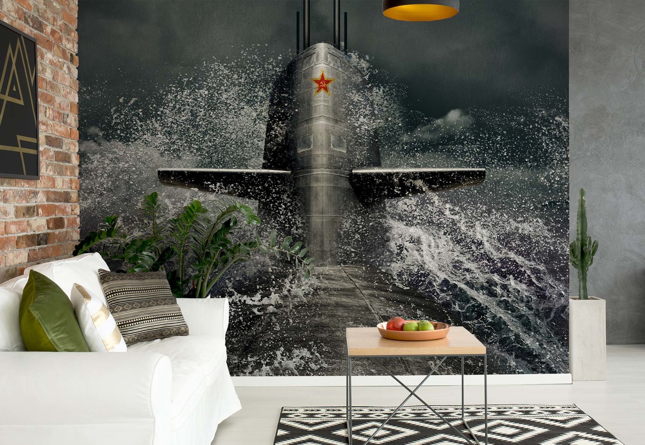 Submarine Wall Paper Mural | Buy at EuroPosters