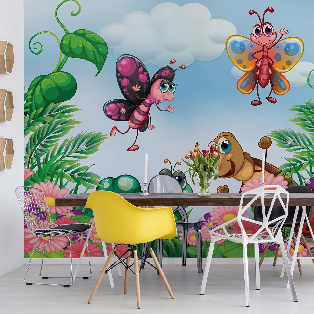 Cartoon Bugs Wall Paper Mural | Buy at EuroPosters