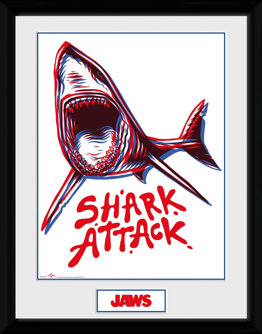 Jaws - Shark Attack Framed poster | Buy at Europosters