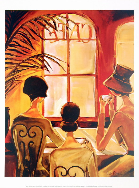 Art Print Café du Coin, Trish Biddle | Posters, Wall Art | Europosters