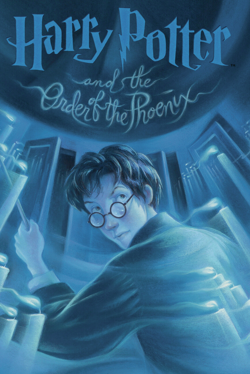 Juliste, taulu Harry Potter - Order of the Phoenix book cover ...