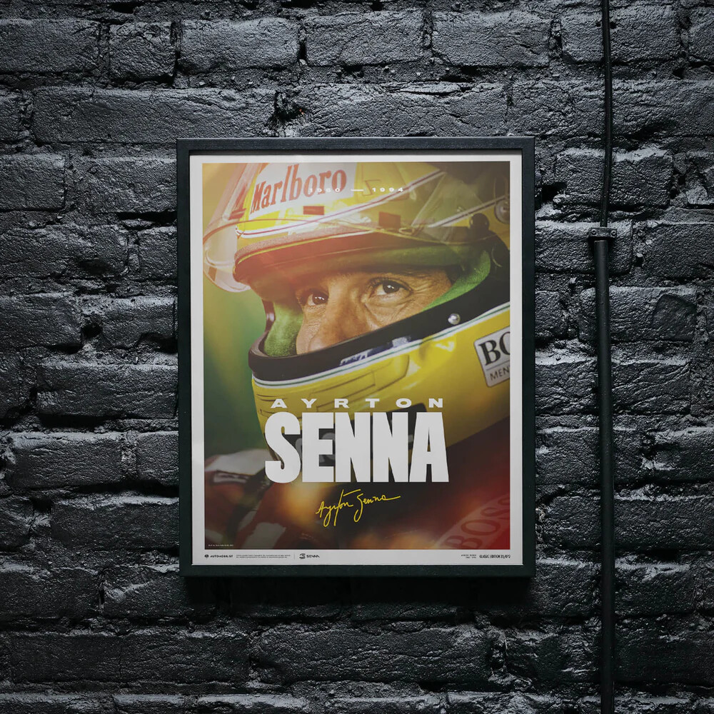 Art Print Ayrton Senna - 2023 Designed to Win - Senna Poster | Posters ...