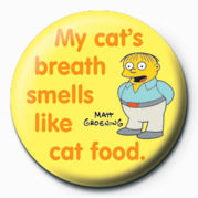 Button, badge THE SIMPSONS - ralph cat's breath | Tips for original gifts