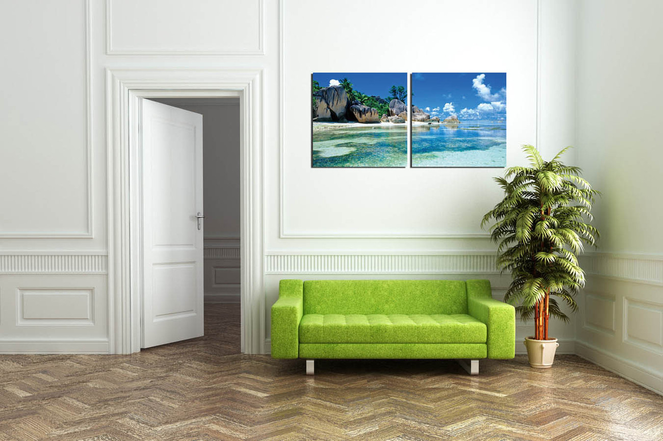 Blue lagoon Mounted Art Print | Buy at EuroPosters