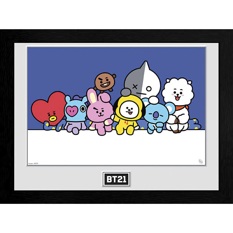 BT21 - Groupe Framed poster | Buy at Europosters