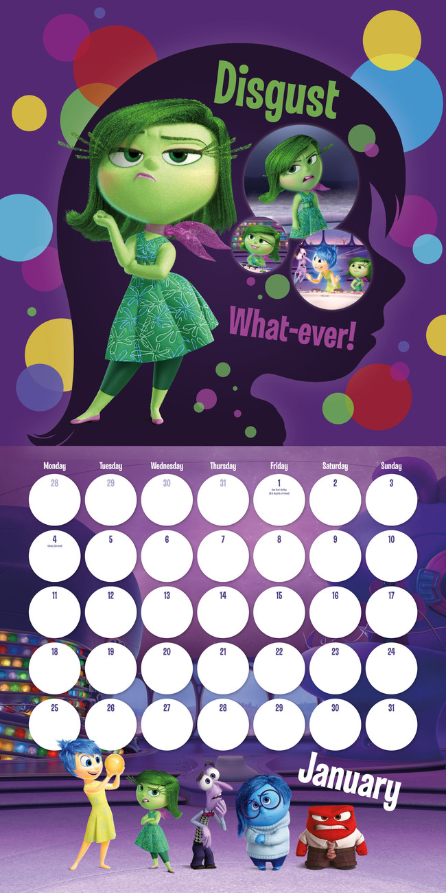 Inside Out - Calendários de parede 2015 | Compre em Europosters
