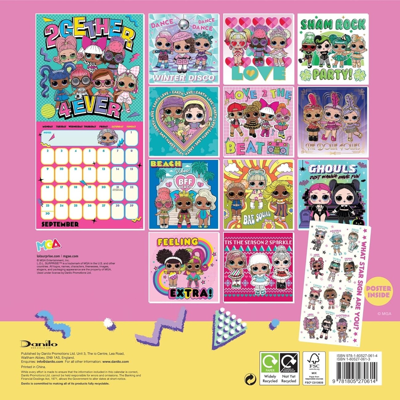 L.O.L. Surprise! - Calendários de parede 2024 | Compre em Europosters