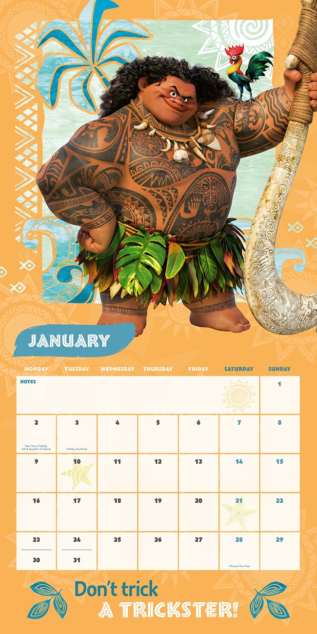 Moana - Calendários de parede 2024 | Compre em Europosters
