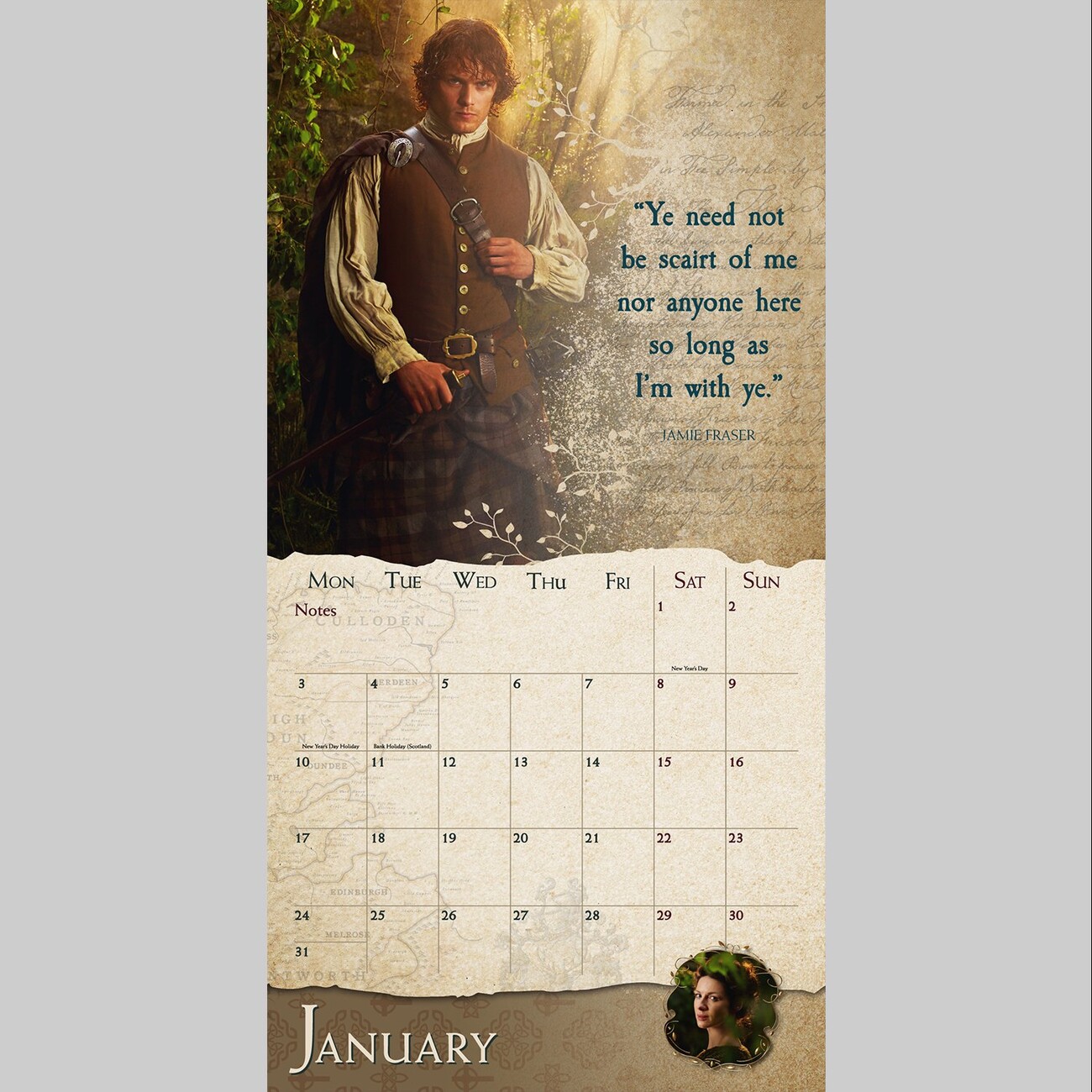 Outlander - Calendários de parede 2024 | Compre em Europosters