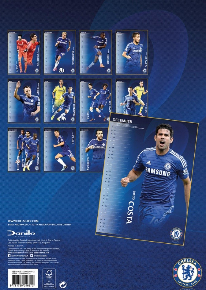 Chelsea FC - Wall Calendars 2015 | Buy at Europosters