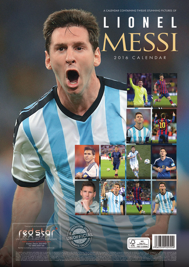 Lionel Messi - Wall Calendars 2024 | Buy at Europosters