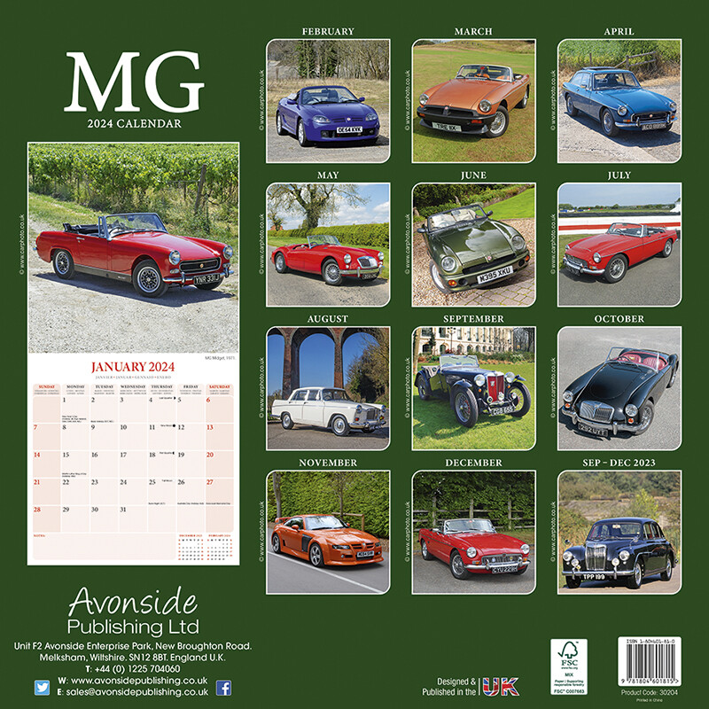 MG - Wall Calendars 2024 | Buy at Europosters
