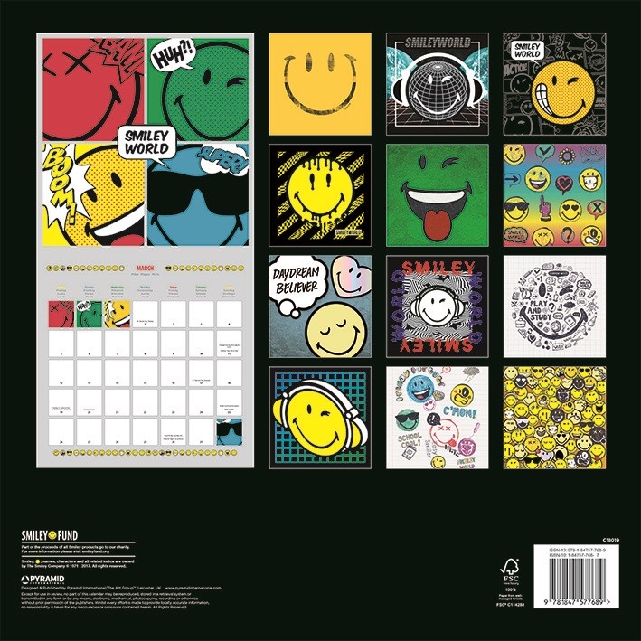 Smiley - Wall Calendars 2018 | Buy at Europosters