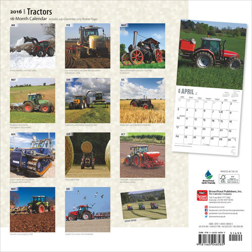 Tractors - Wall Calendars 2024 | Buy at Europosters
