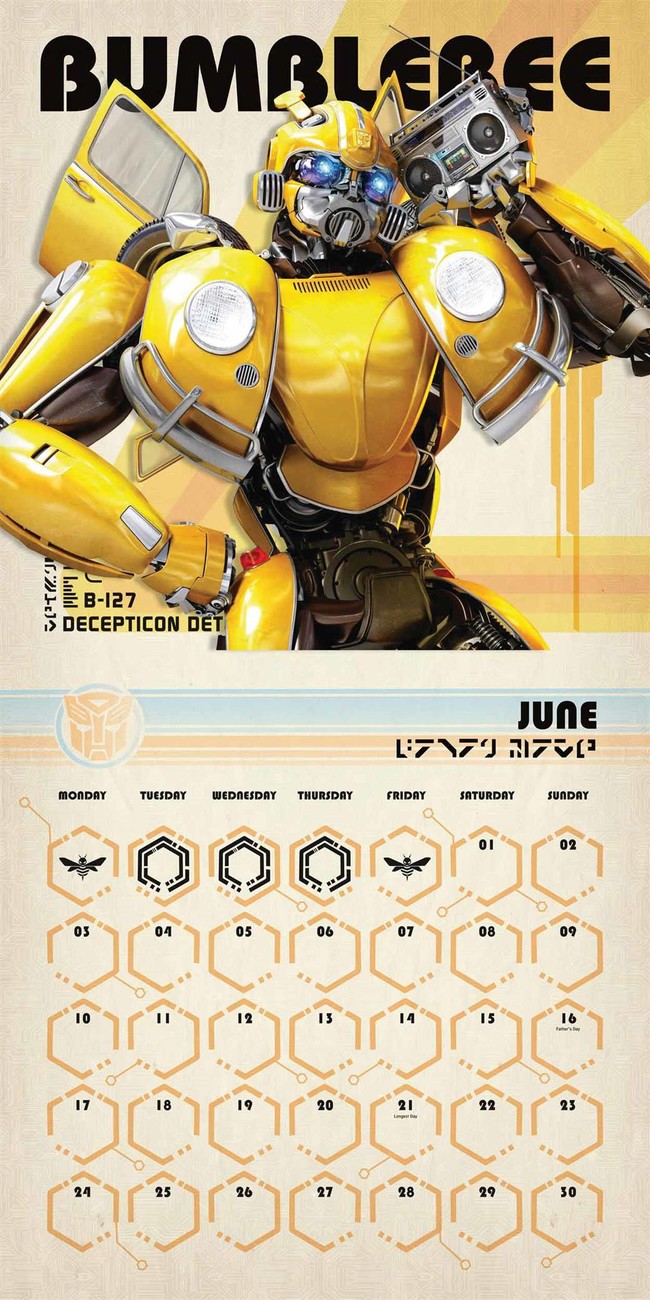 Transformers – Bumblebee - Wall Calendars 2024 | Buy at Europosters