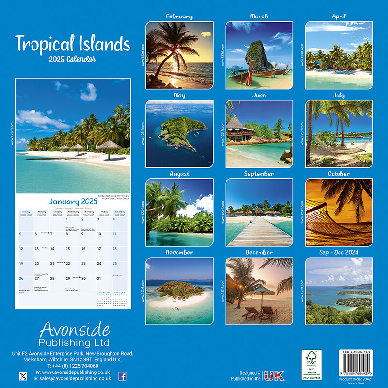 Tropical - Wall Calendars 2025 | Buy at Abposters.com
