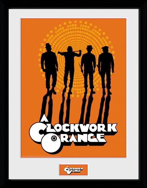 Clockwork Orange - Silhouettes Framed poster | Buy at Europosters
