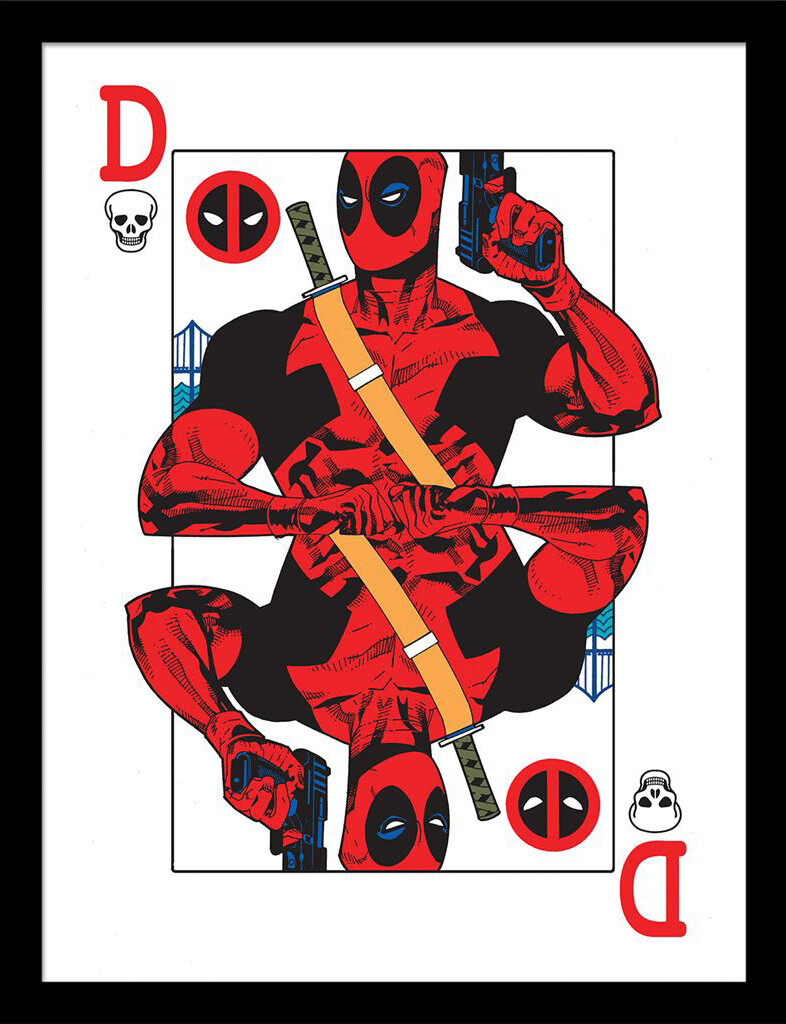 Deadpool - Playing Card Framed poster | Buy at Europosters