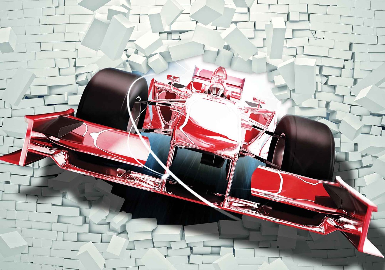 Murais de parede Formula 1 Racing Car Bricks em Europosters.pt