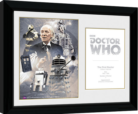 Doctor Who - 1st Doctor William Hartnell Framed poster | Buy at Europosters