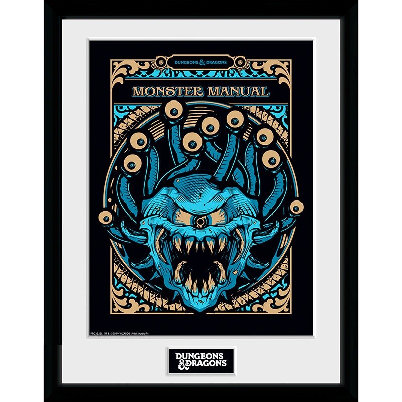 Dungeons & Dragons - Monster Manual Framed poster | Buy at Europosters