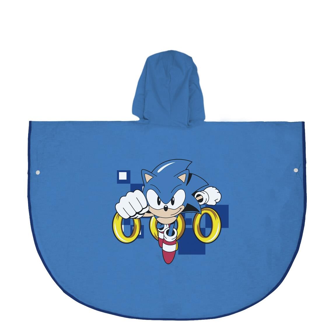Poncho Sonic the Hedgehog | Clothes and accessories for merchandise fans