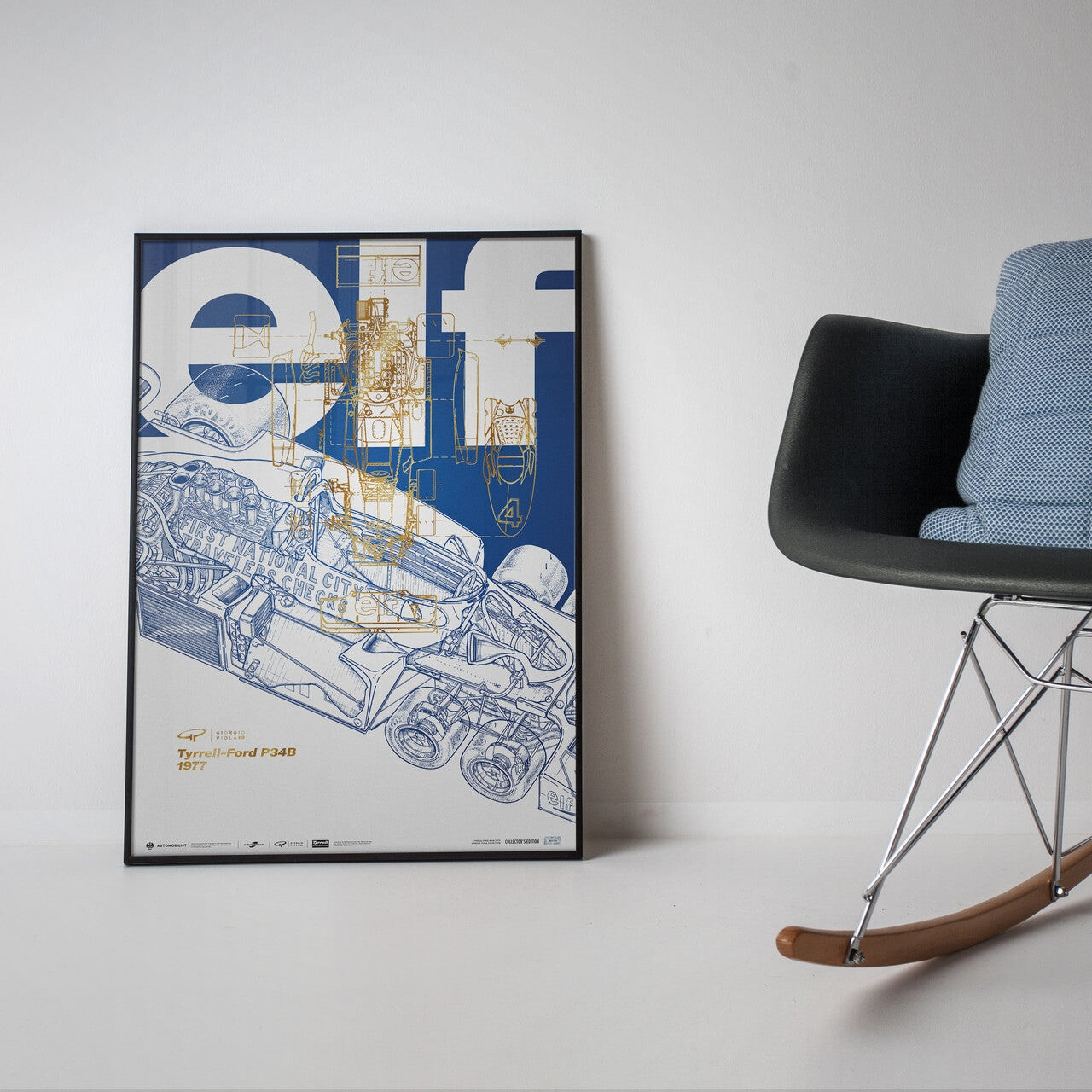 Art Print Giorgio Piola - Tyrrell P34B - 1977, Automobilist | Posters ...